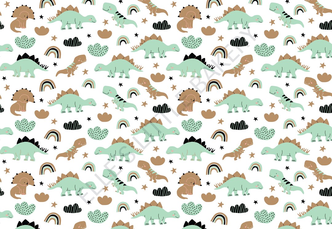 Dinosaur Icing Sheet, Icing Sheet Dinosaur, Cake Wrap/cake Toppers ...