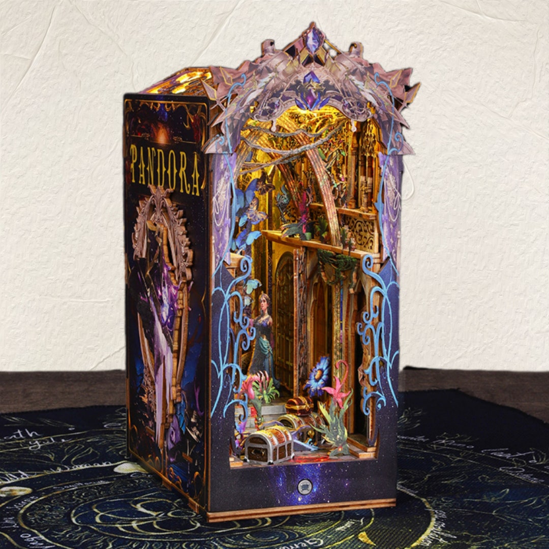 Pandora's Box Diy Cabin Bookends Hand-assembled 3D - Etsy