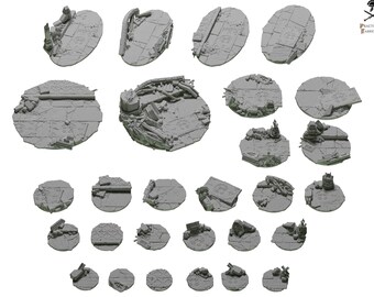 Dungeon Bases Highly Detailed Scenic Bases 28mm 32mm Miniatures for ...