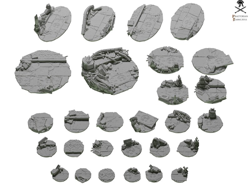 Sci-fi/fantasy Scenic Bases 28mm Scale Greytide Studio - Etsy