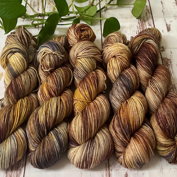 Hand Dyed Dk Yarn - Etsy