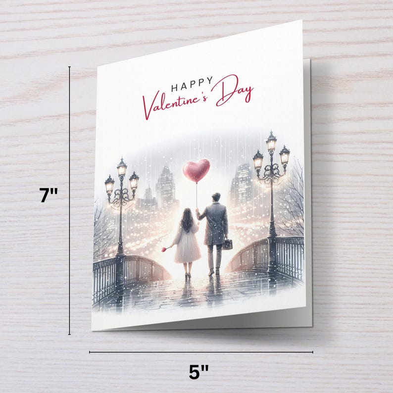 Romantic Valentine’s Day Card, Romantic Valentine’s Day Card, Valentine ...