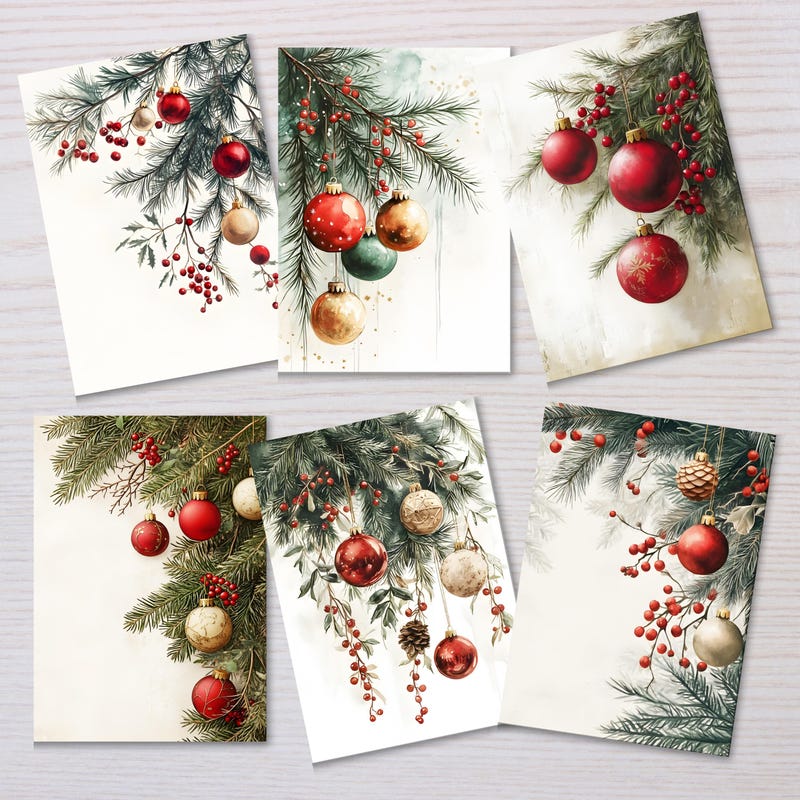 Rustic Holiday Cards - Etsy