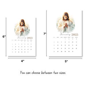 2025 Religious Desk Calendar, Inspirational Christian Art - Etsy