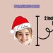 Personalized Santa Stickers, Christmas Face Confetti, Custom Photo ...