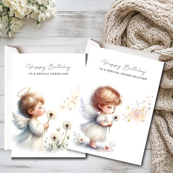 Angel Birthday Cards