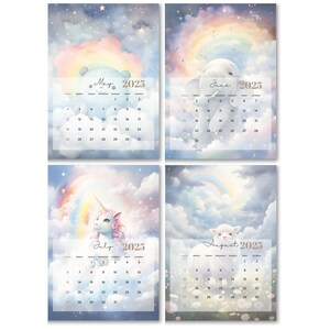 2025 Whimsical Animal Calendar, Adorable Animal Desk Calendar ...