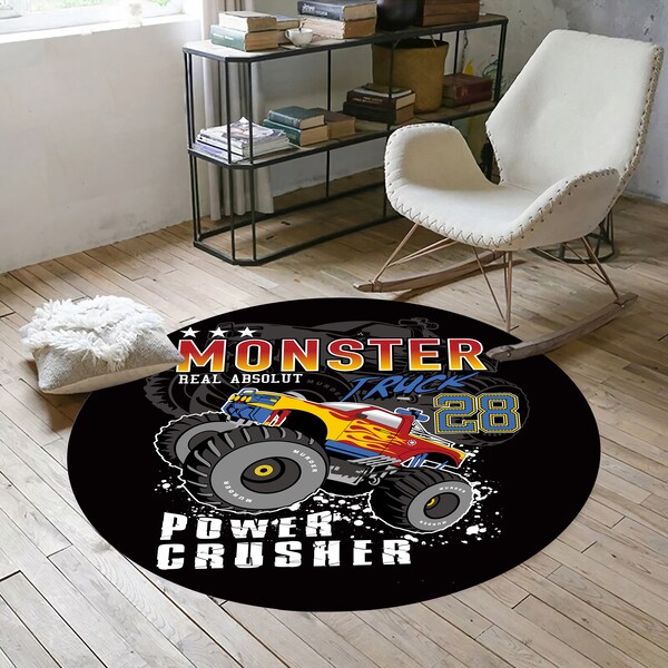 Monster Truck Rug - Etsy