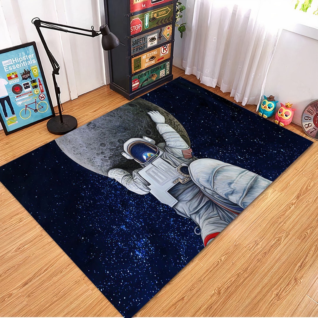 Space Astronaut Rug,weirdcore Aesthetic,astronaut Rug,kids Room Rug ...
