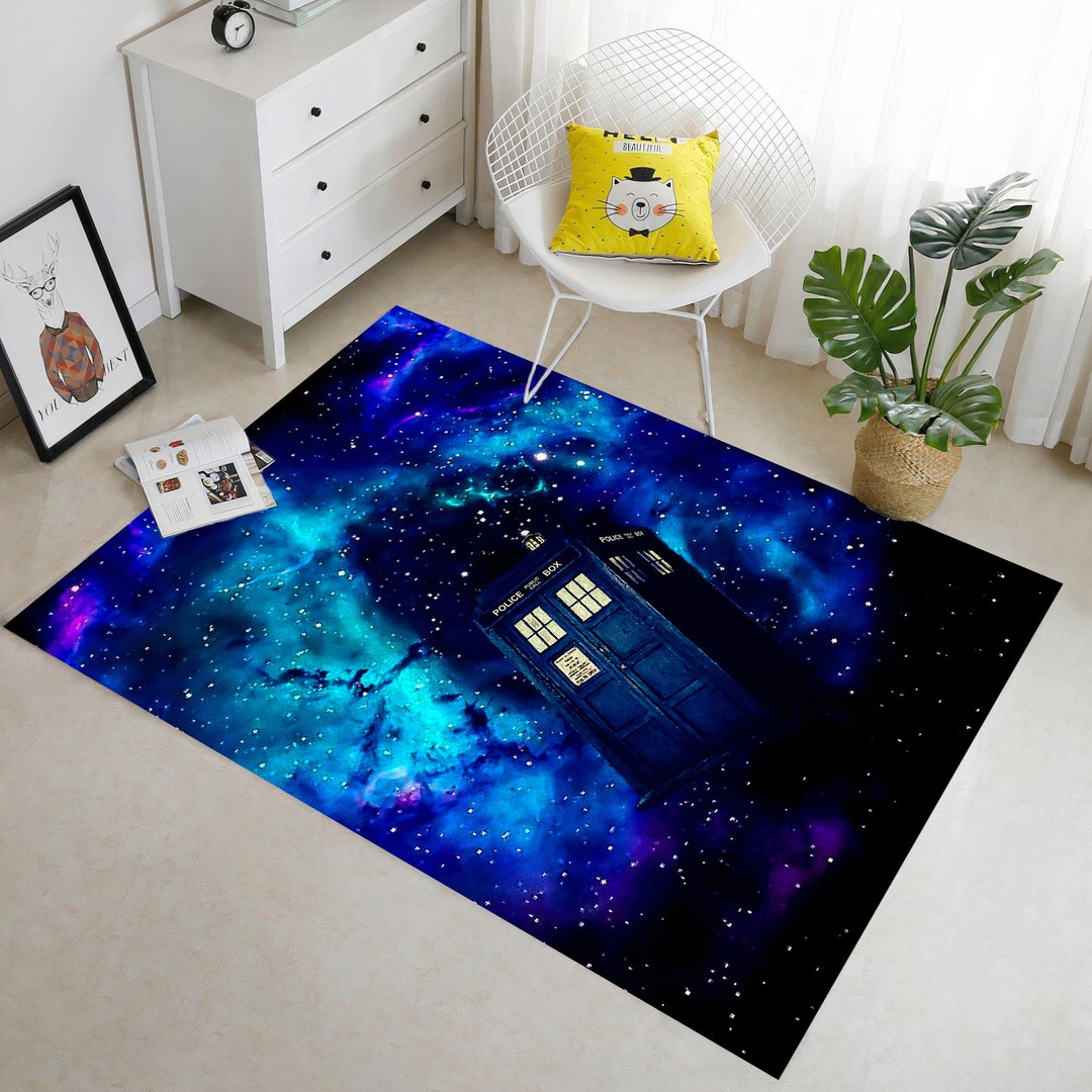 Dr Who Rug,police Box Rug,blue Rug,doctor Who Rug,police Box,fantastic ...