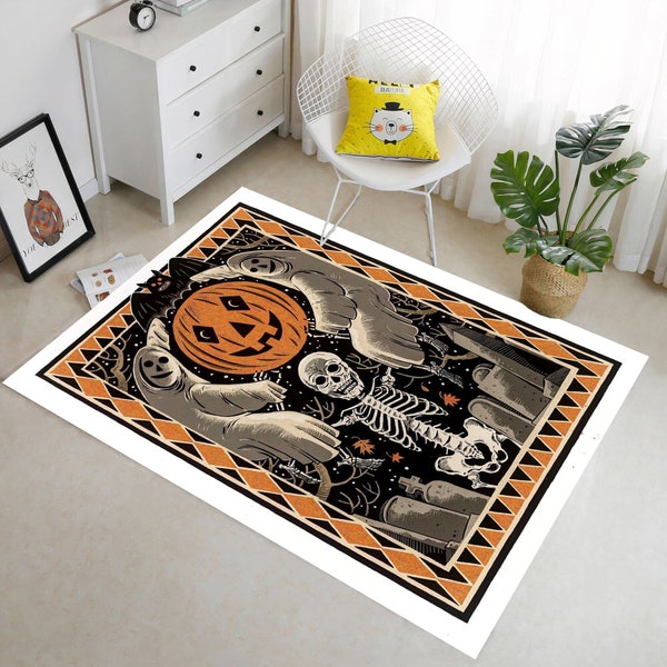 Halloween Rug - Etsy
