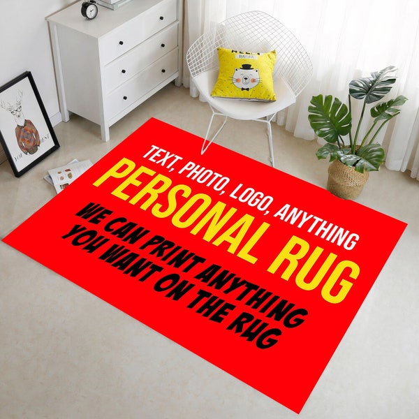 Custom Logo Rug - Etsy