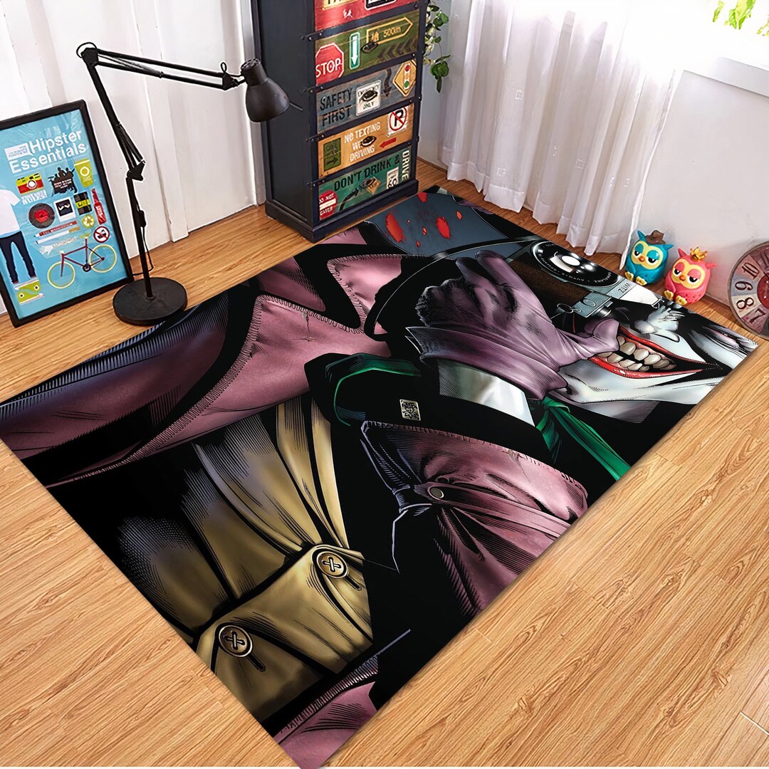 Joker Rug,famous Characters,gift Rug,joker Gift Rug,joker Quote,rug for ...