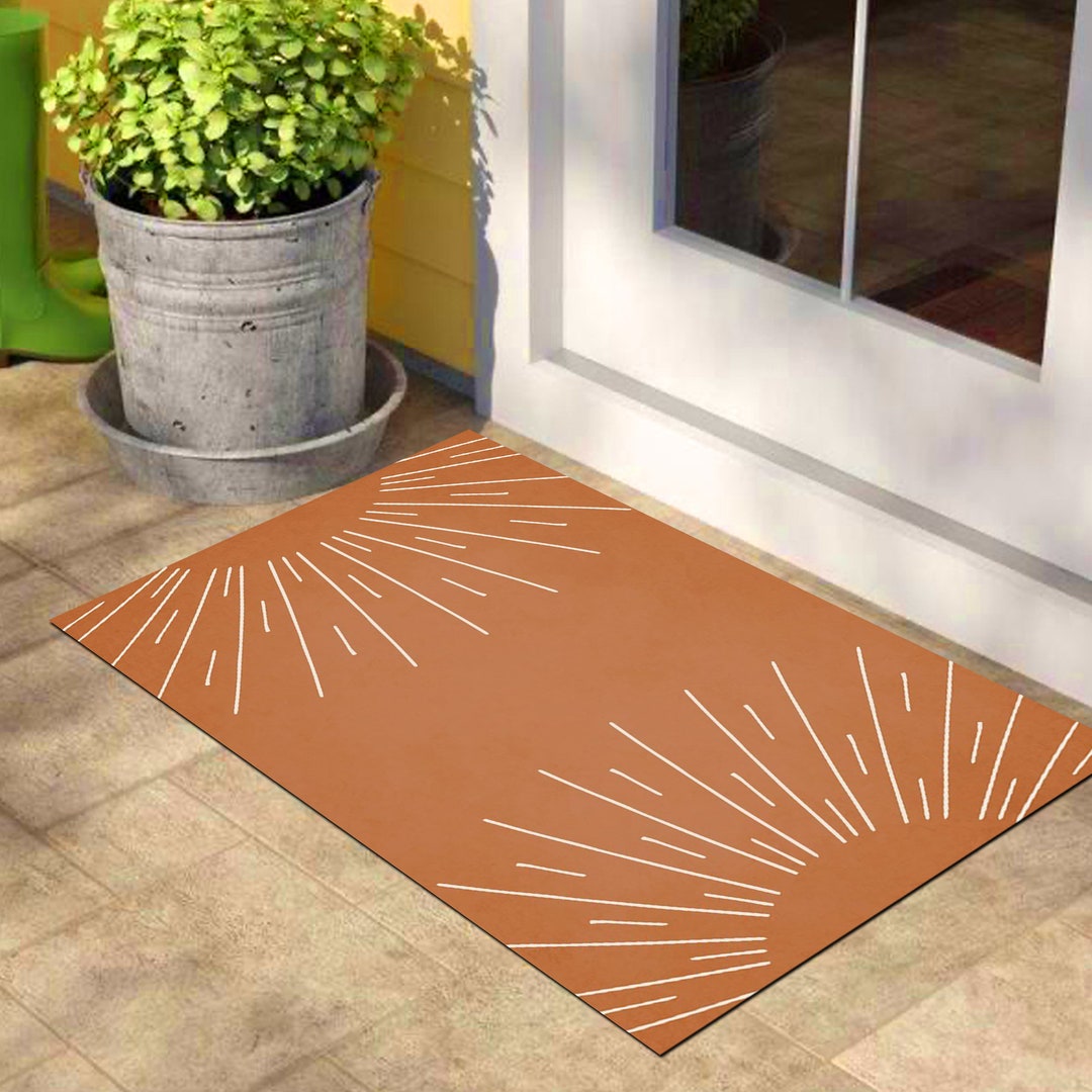 Sun Pattern,colorful Doormat,housewarming Gift,design Mat,personalized ...