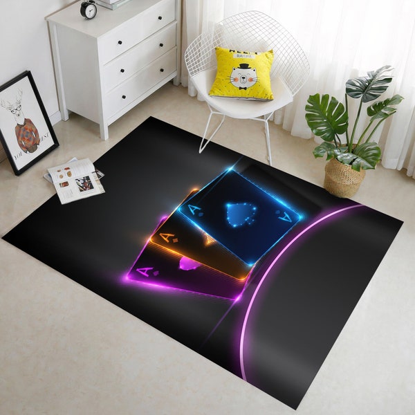 Ace Card Rug - Etsy