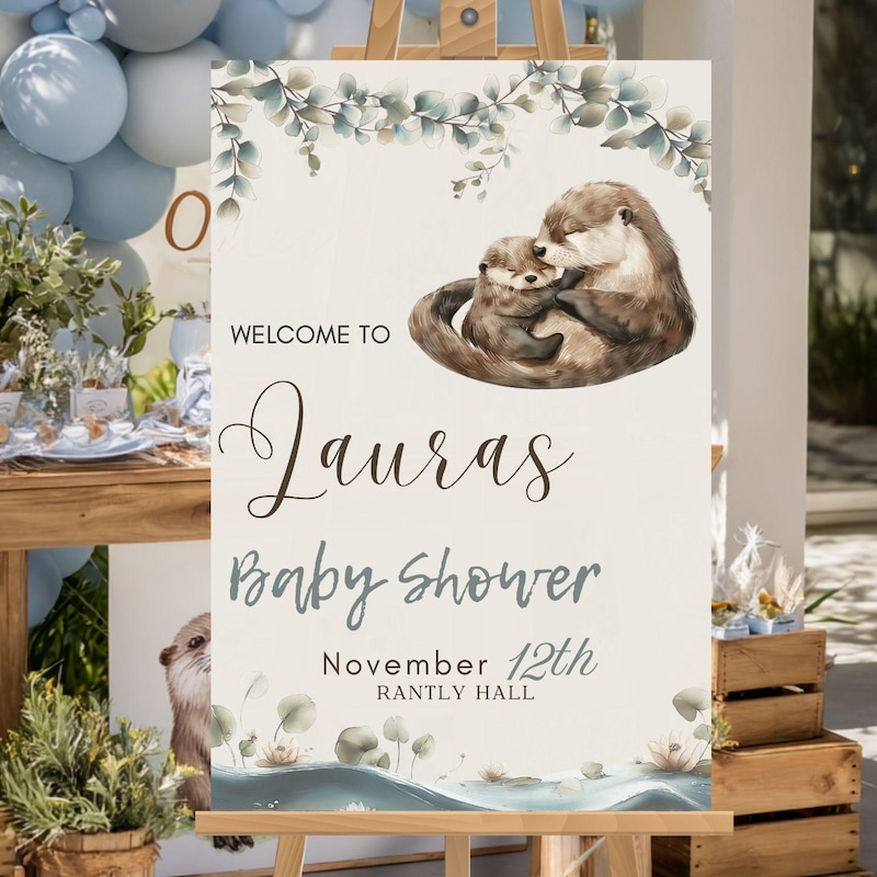 Baby Sign Otter - Etsy UK