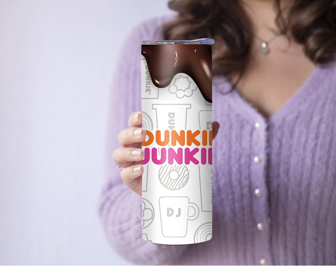 Dunkin Donuts Inspired Tumbler Inspired Dunkie Junkie Dunkin - Etsy