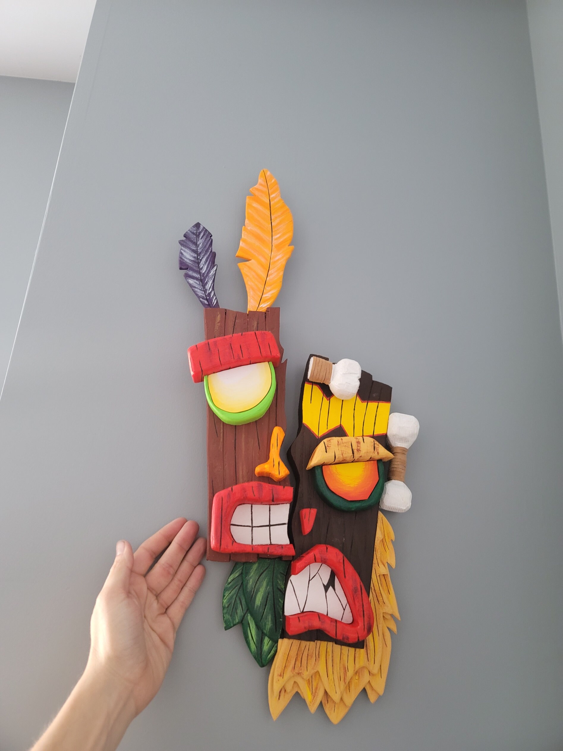 Aku Uka Mash-up, Crash Bandicoot - Etsy