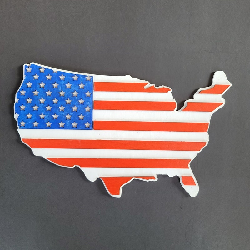 American Flag Fridge Magnet - Etsy