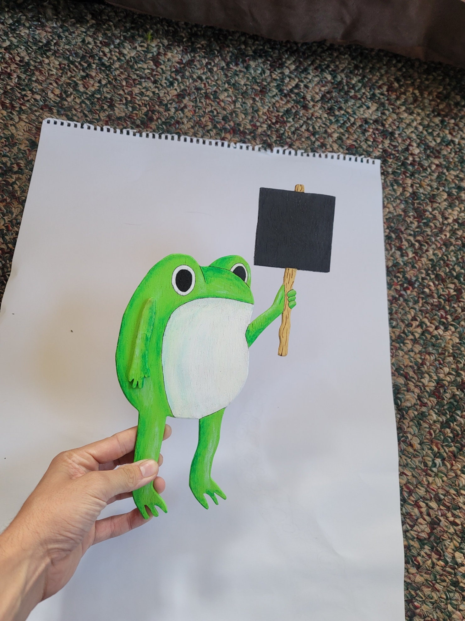 Grocery List Picketing Fridge Frog - Etsy