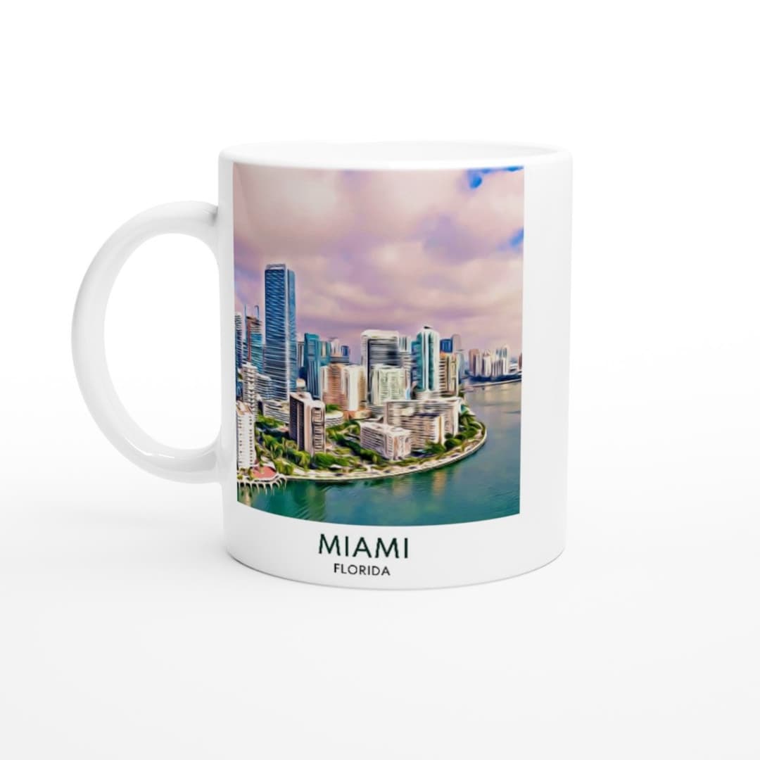 Miami Mug, Miami Gift, Moving to Miami, Coffee Mug, Florida, Going Away ...