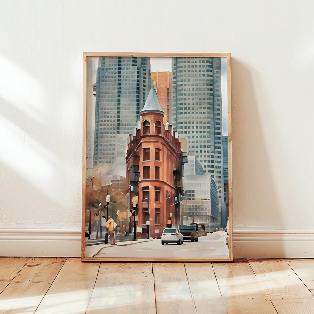 Toronto Watercolor Art, Toronto Wall Art, Toronto Painting, Toronto ...