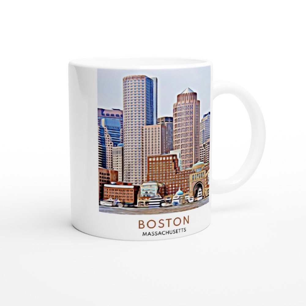 Boston Gift, Boston Souvenir, Moving to Boston, Boston Mug, Coffee Mug ...