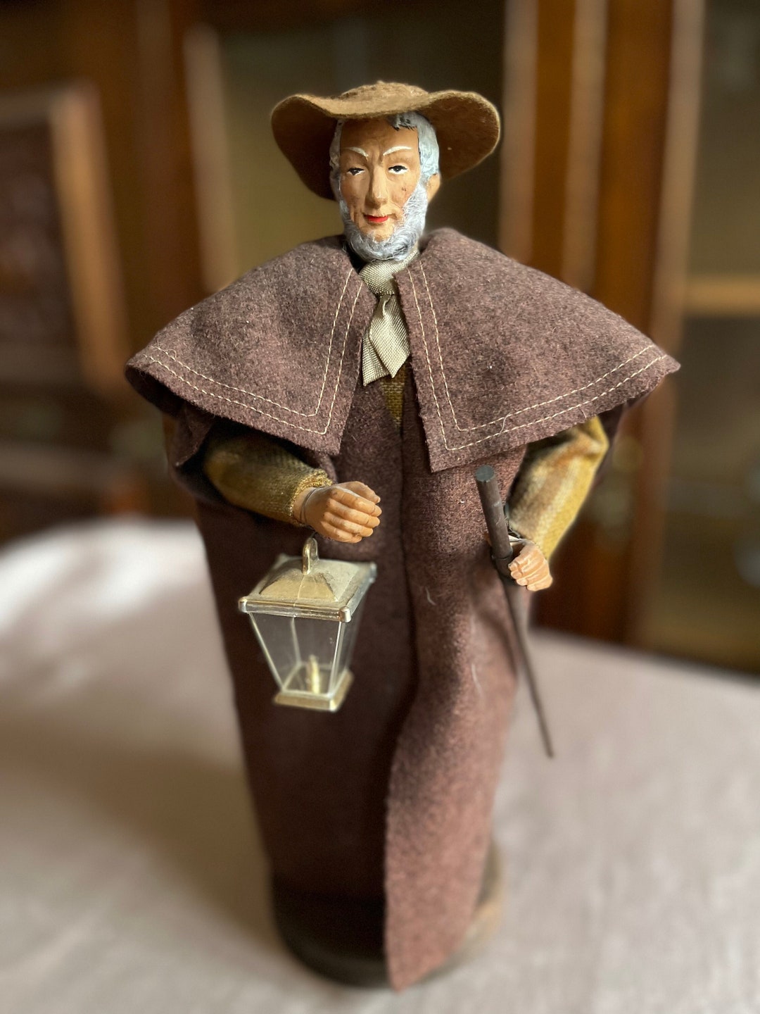 Santon De Provence Doll - Vintage Man With Lantern - Etsy