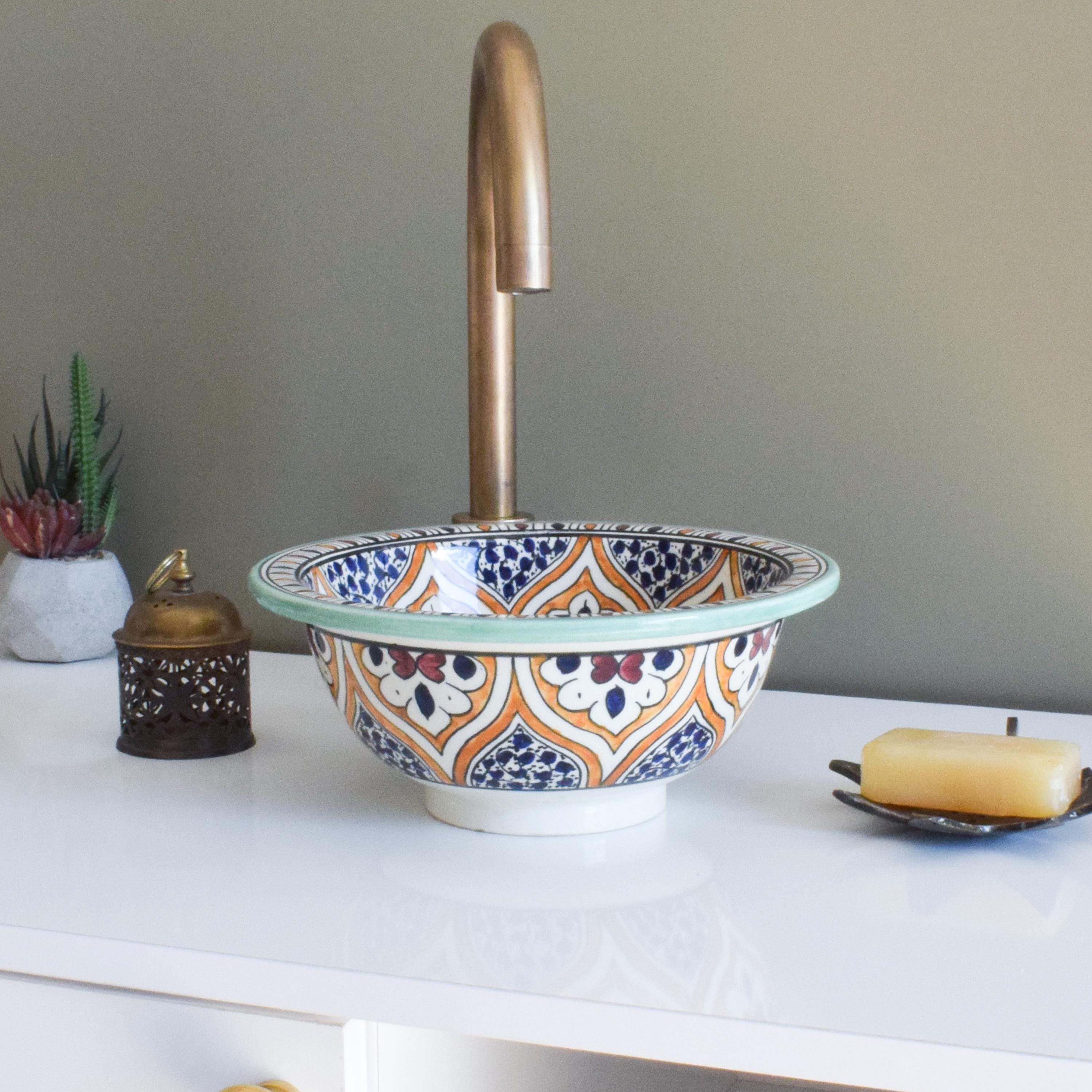 100% Handmade Ceramic Bathroom Sink, Greatest Offers Etsy, Handmade ...