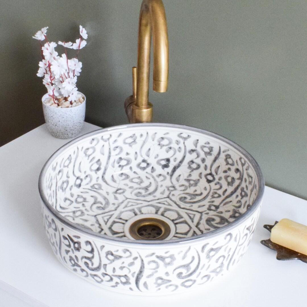 100% Handmade Ceramic Bathroom Sink, Greatest Offers Etsy, Handmade ...