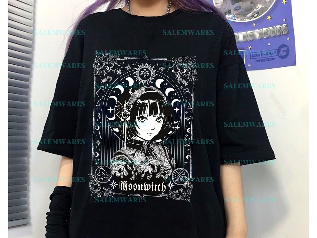 Goth Shirt Dark Clothing Alt Clothing Witchcraft Witch Tarot Pastel ...