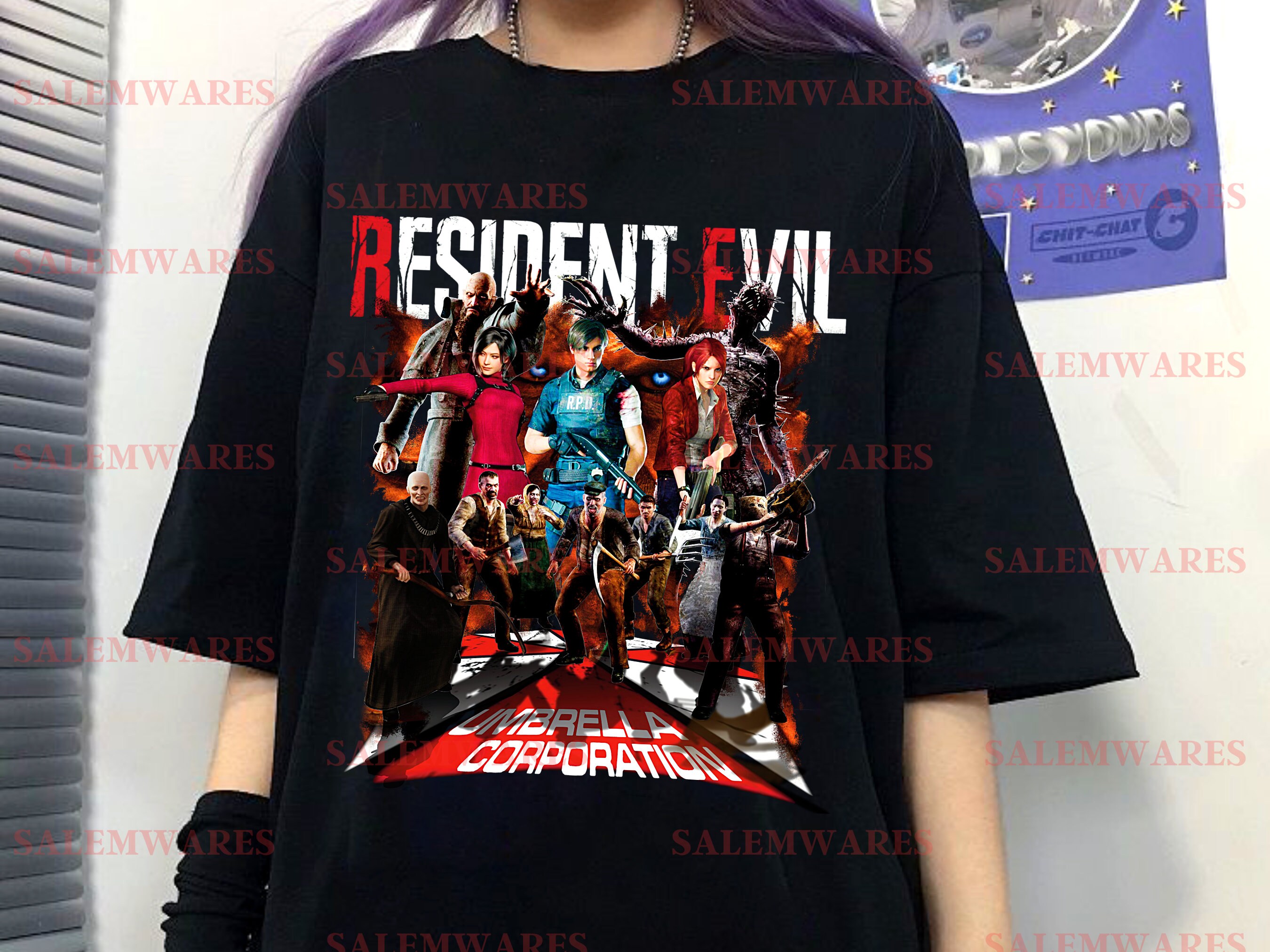 Resident Evil Shirt, Survival Horror Game Tee, Leon Kennedy T-shirt ...