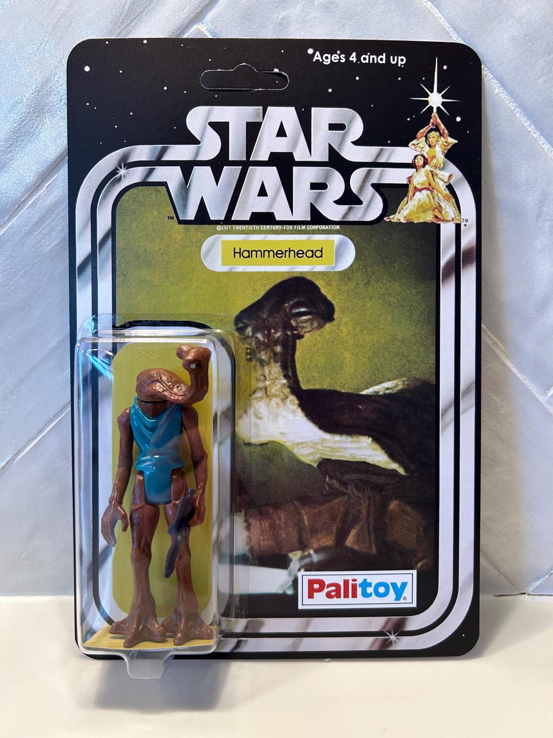 Custom Star Wars Vintage Original 1978 Hammerhead on a Reproduction ...