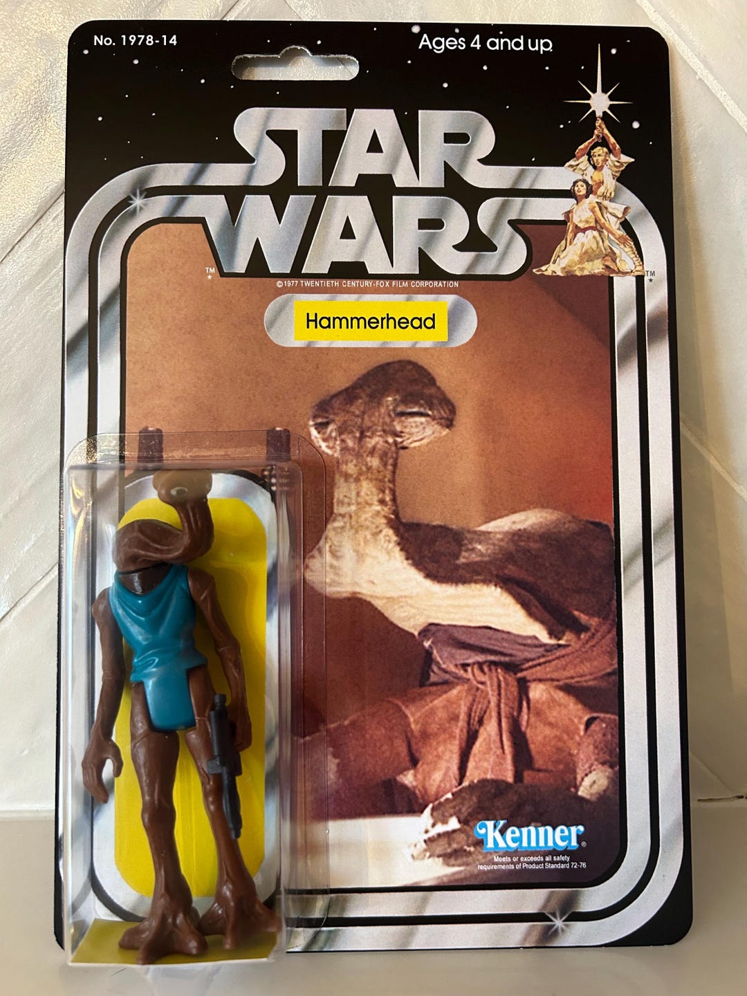 Custom Star Wars Vintage Original 1978 Hammerhead on Reproduction 21 ...