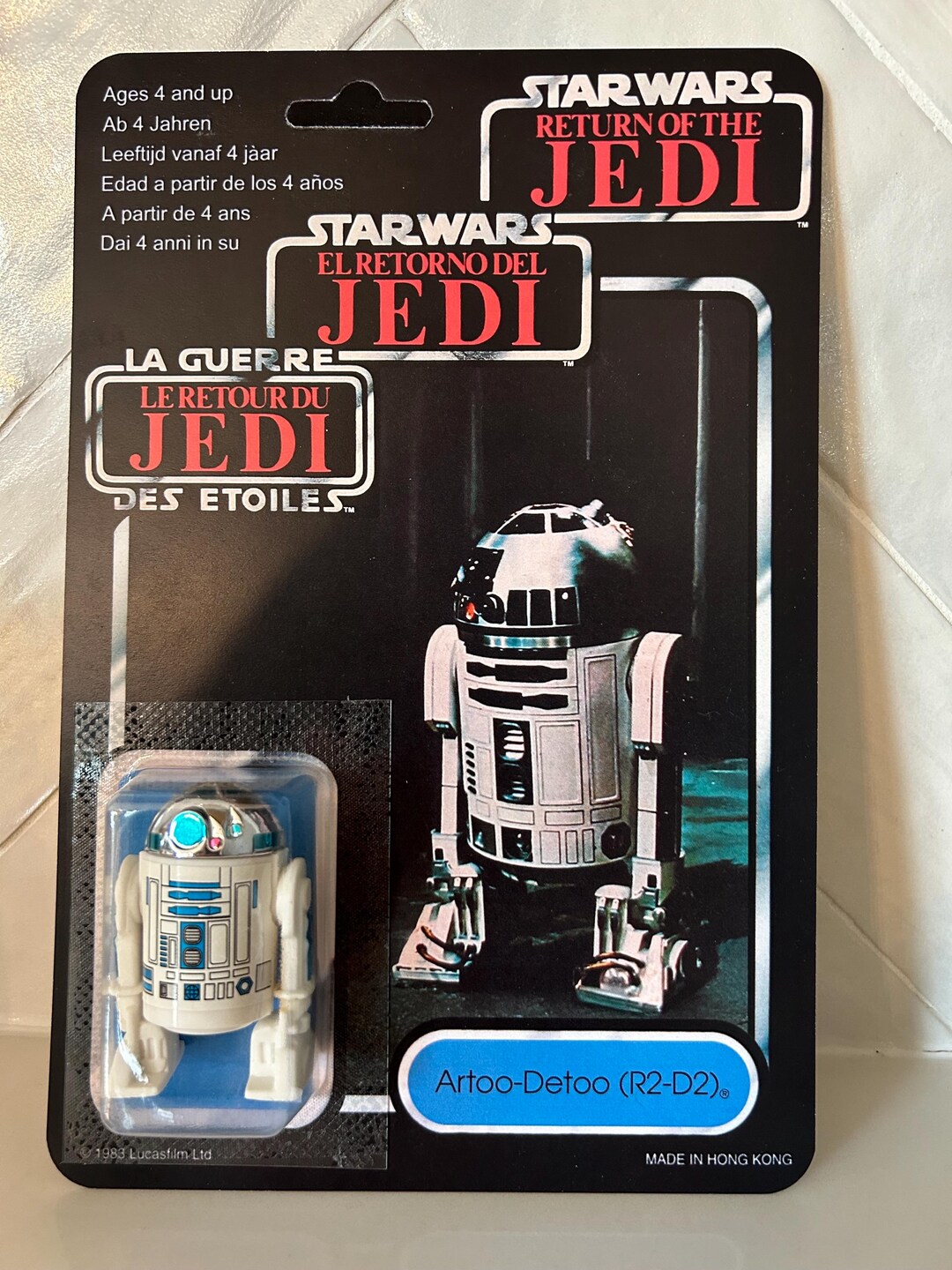 Custom Star Wars Kenner Hasbro Retro Collection R2-D2 on Tri-logo ...