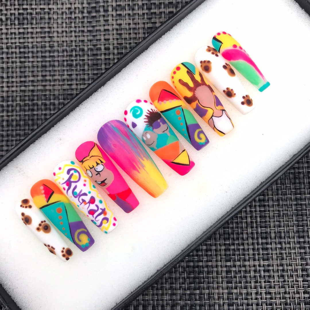 Fun Divas Press on Nails - C151 - Etsy