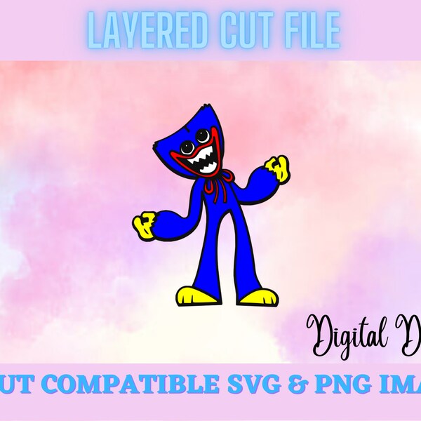 Huggy Wuggy Svg - Etsy