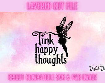 Tinkerbell Layered Svg - Etsy