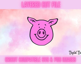 Percy Pig Svg - Etsy