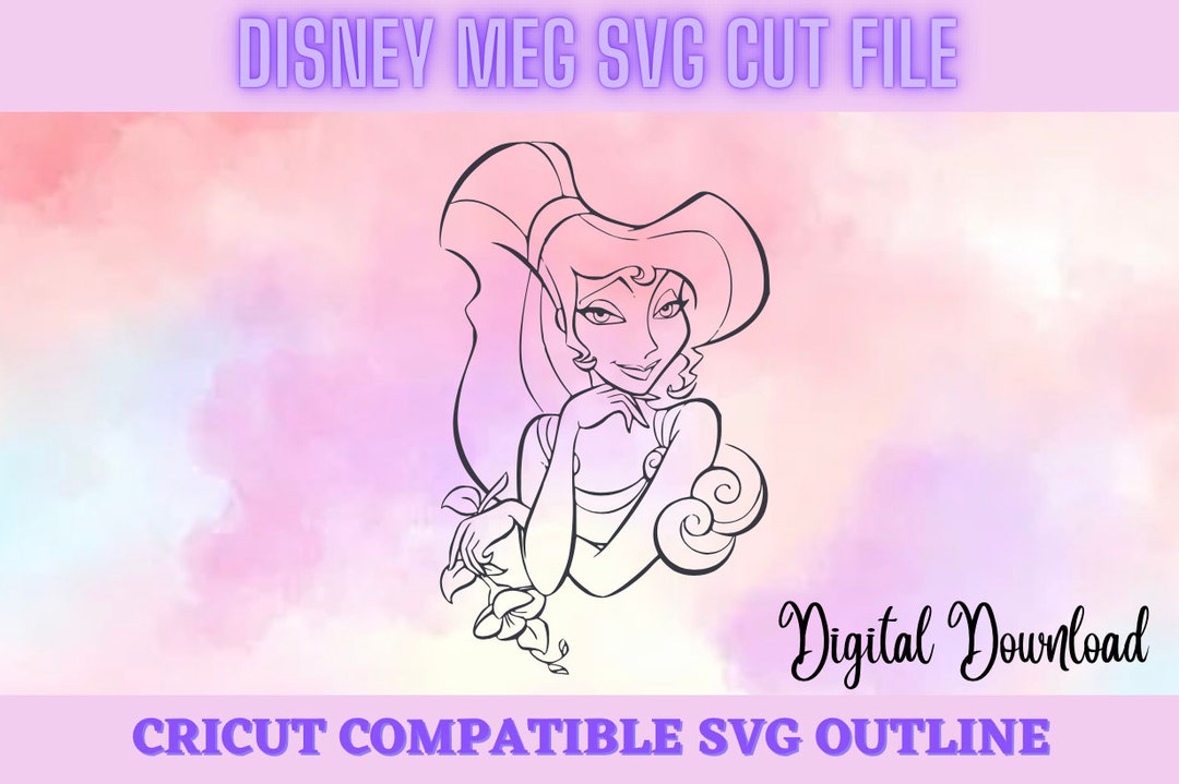 Meg SVG File Digital Download Hercules Cricut File Perfect for T Shirt ...