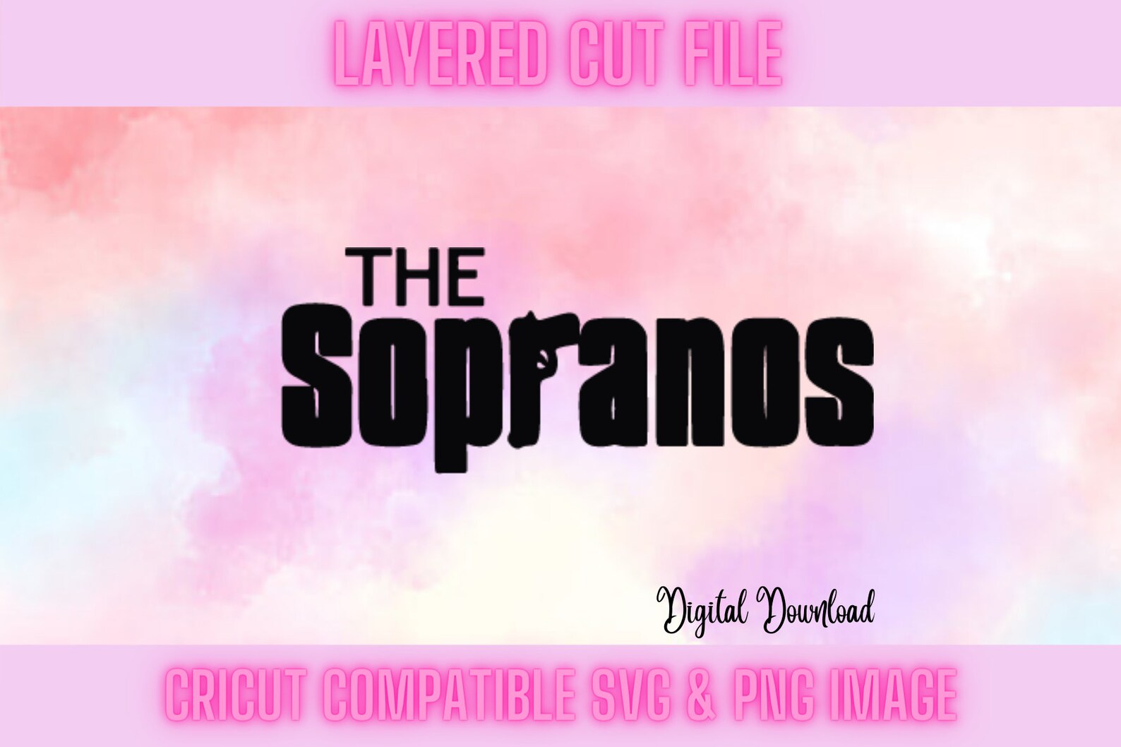 The Sopranos Logo SVG Digital Download Bada Bing - Etsy