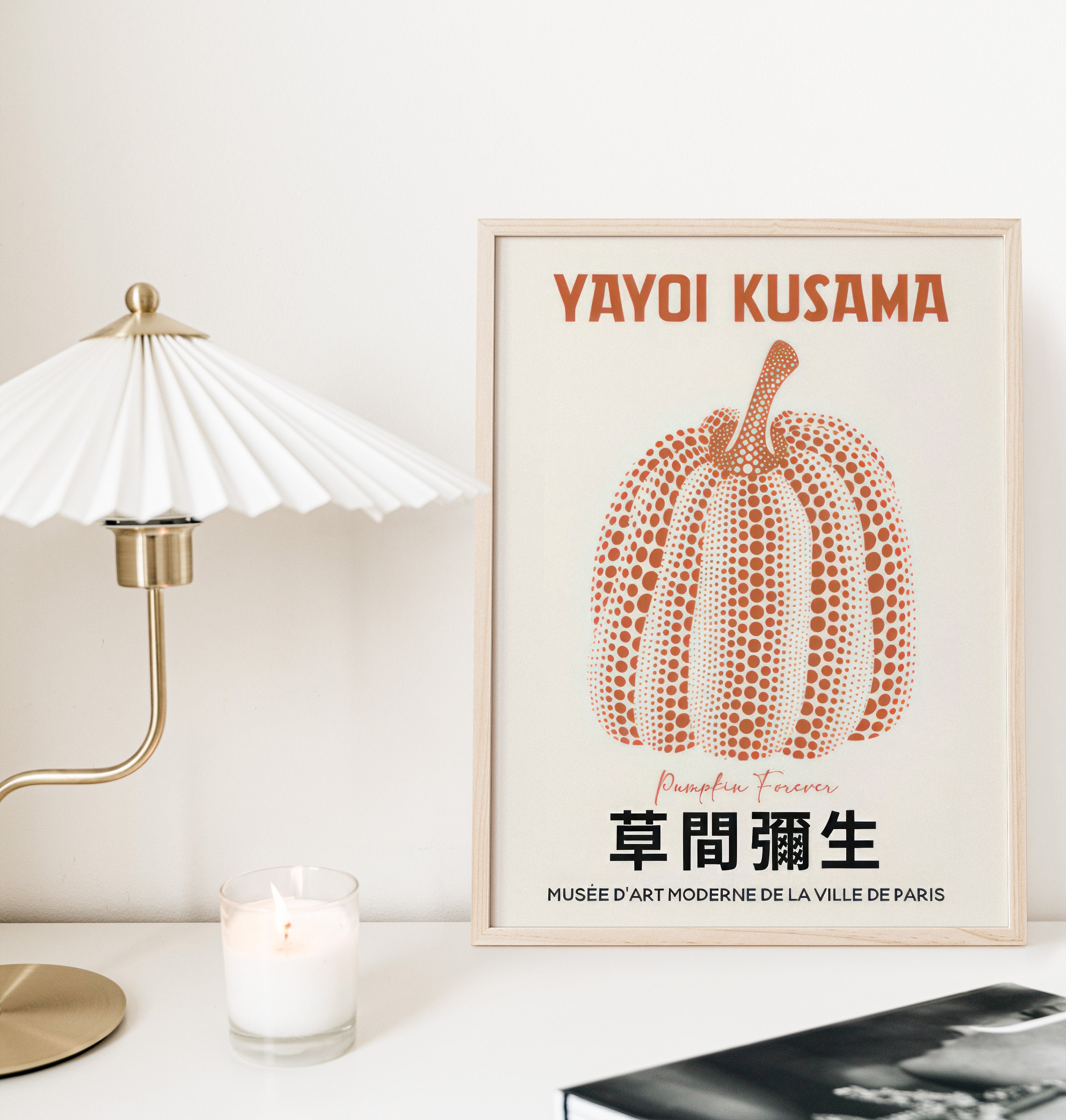 Set of 6 Yayoi Kusama Prints, Exhibition Print Set, Yayoi Kusama Poster ...