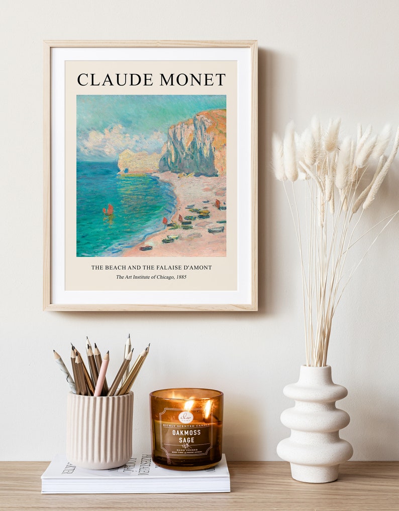 Claude Monet Gallery Wall Set of 6, Monet Print Set, Monet Posters ...