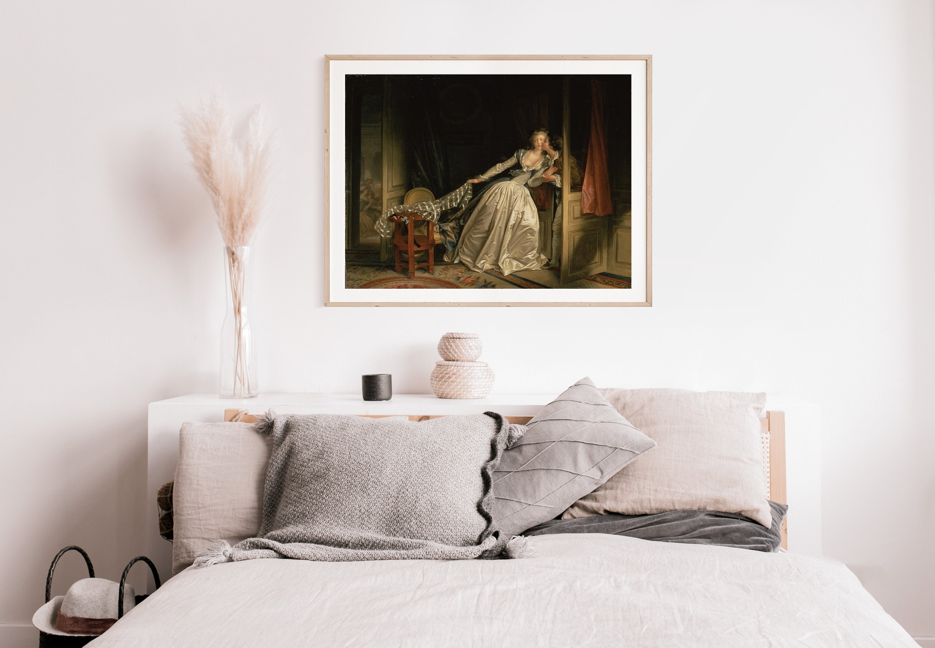 Jean-honore Fragonard the Stolen Kiss, French Art, Rococo Style ...