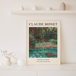 Claude Monet Gallery Wall Set of 6, Monet Print Set, Monet Posters ...