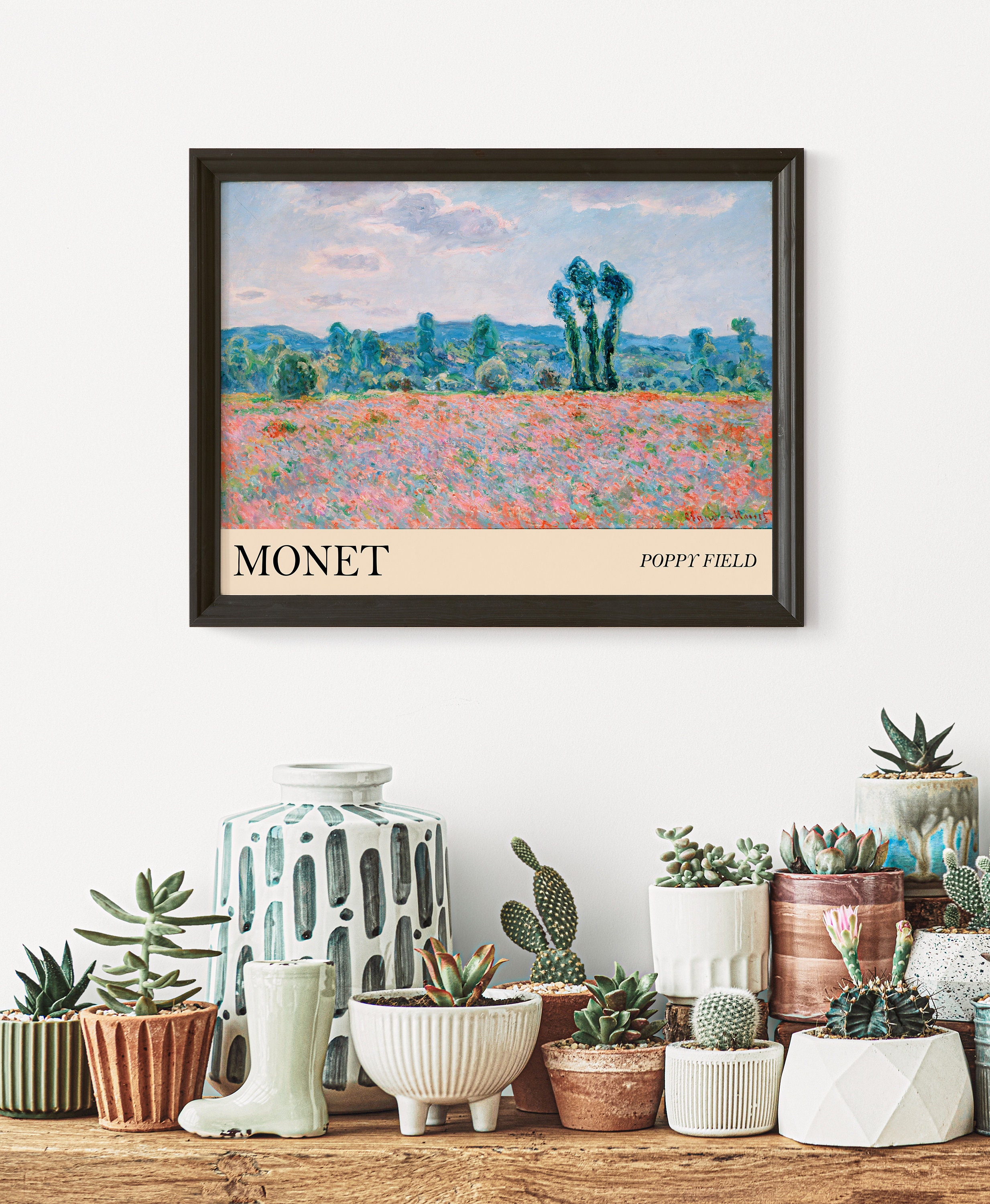 Claude Monet Gallery Wall Set of 6, Monet Print Set, Monet Posters ...