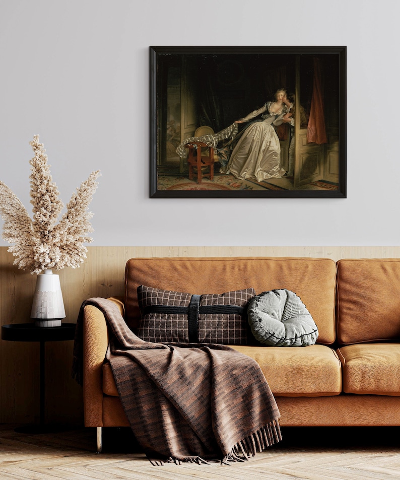 Jean-honore Fragonard the Stolen Kiss, French Art, Rococo Style ...