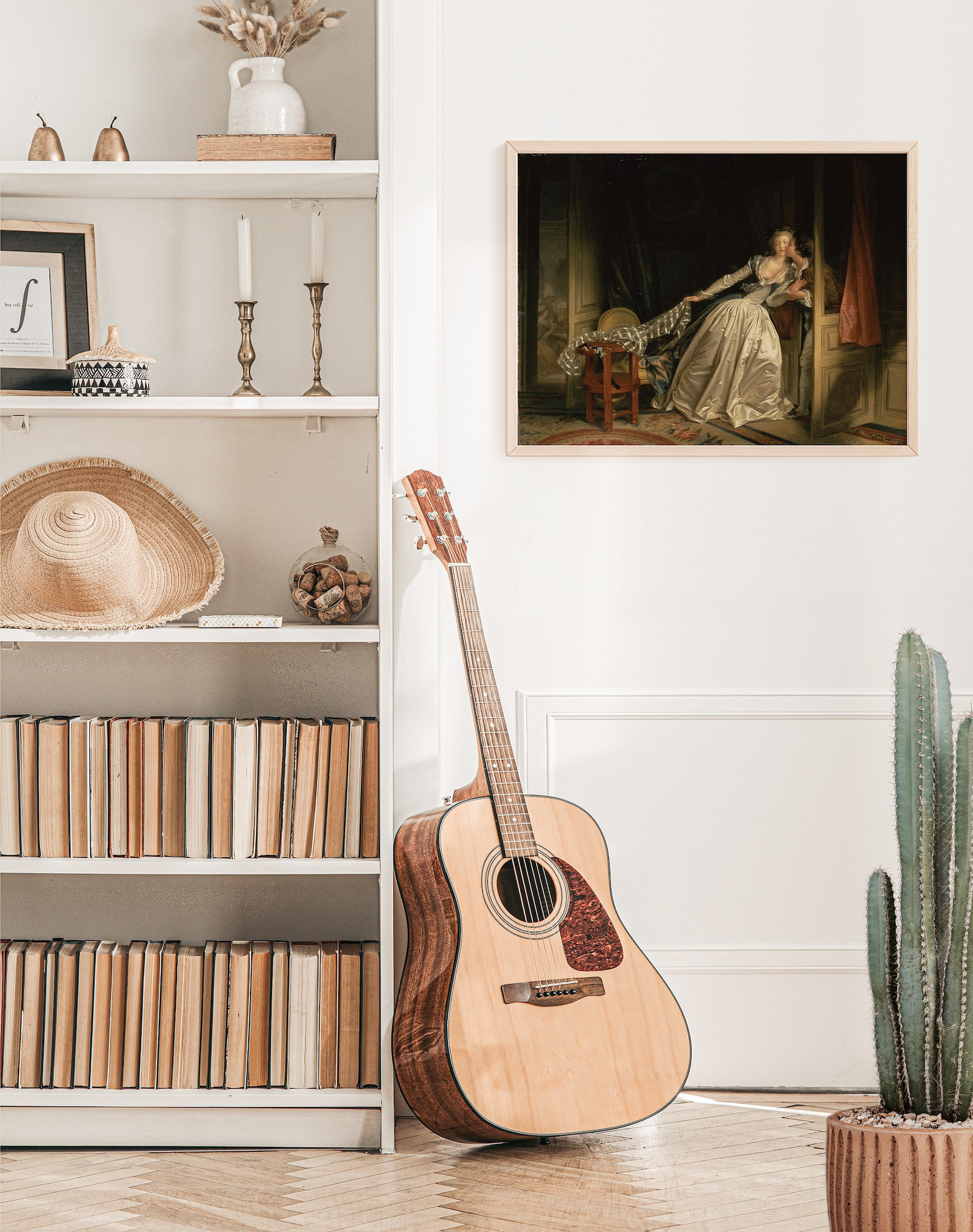 Jean-honore Fragonard the Stolen Kiss, French Art, Rococo Style ...