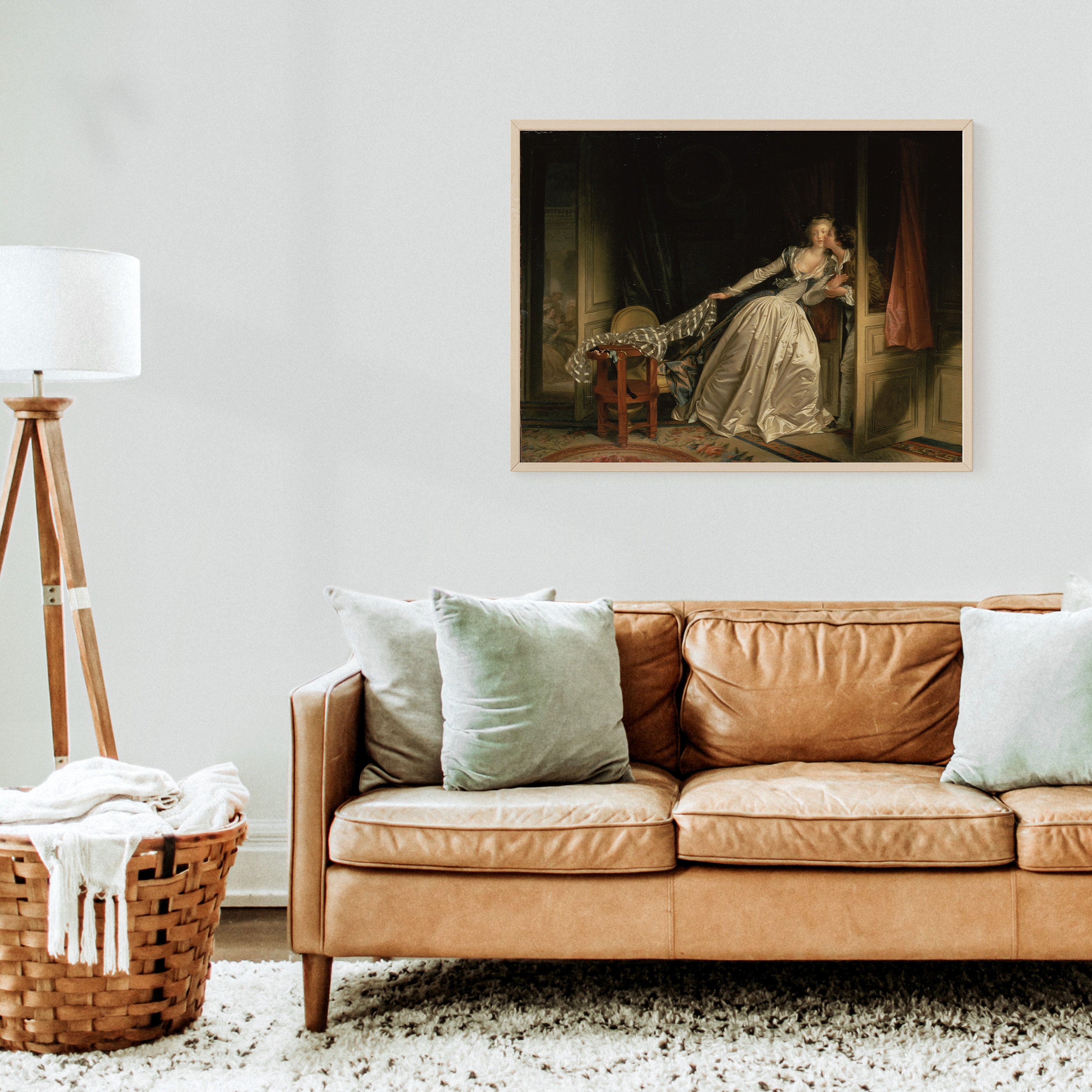 Jean-honore Fragonard the Stolen Kiss, French Art, Rococo Style ...