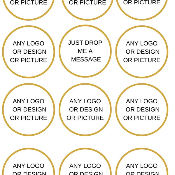 Designer Cupcake Toppers - Etsy